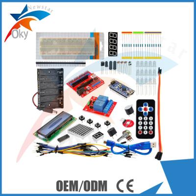China 1602 LCD Servo Motor Dot Matrix Breadboard LED UNO R3 Starter Kit for sale