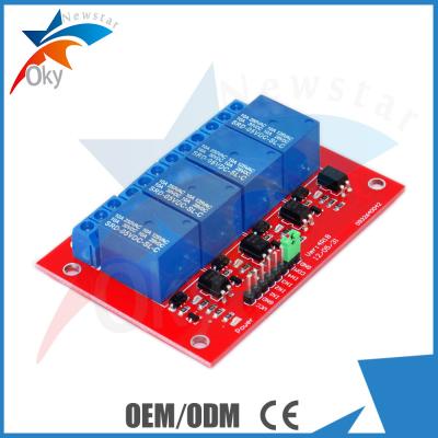 China 4 Channel Relay Module For Arduino 5V / 12V With 1 Year Warranty for sale