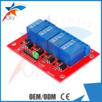 China 4 Channel Relay Module For Arduino 5V / 12V With 1 Year Warranty for sale