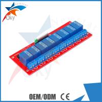China 5V / 12V Arduino 8 Relay Module Control Board With Optocoupler Isolation for sale