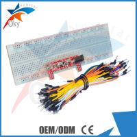 China 830 Points Breadboard + MB102 5V/3.3V Power Module+65 pcs Jumper Wire for Arduino for sale