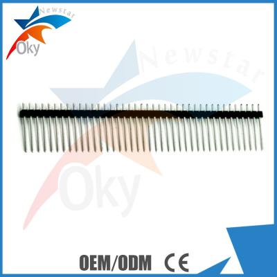 China Lenght 17MM Male Pitch Sensors For Arduino Single Row 1*40PIN Copper 10X 2.54MM for sale