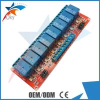 China 8 Channel Arduino Relay Module DC5V / 12V / 24V With Optocoupler Isolate for sale