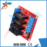 China SSR Solid-State Arduino Relay Module 4 Channel Low Level 5V DC for sale