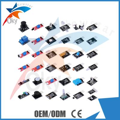 China DIY  Electronic Sensor Kit 37 in 1 Sensor Module Starter Kit for Ardu for sale