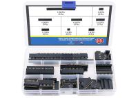 China Straight Single Row PCB Board Female Pin Header Strip Starter Kit For Arduino 120pcs for sale