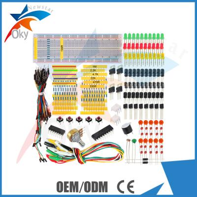 China Workshop Package Kit Breadboard RGB Led Ic And Sensor For Arduino Tutorial for sale