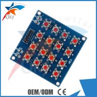 China 16  Keyboard PCB 4 x 4 LED Dot Matrix Module for Arduino , MCU / AVR / ARM Button Switch Panel Board for sale