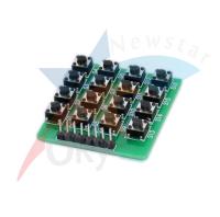China 8 Pin 16 Keyboard PCB 4 x 4 Dot Matrix Module for Arduino MCU / AVR / ARM for sale