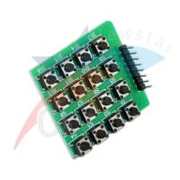 China 8 Pin 16 Keyboard PCB 4 x 4 Dot Matrix Module for Arduino MCU / AVR / ARM for sale
