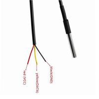 China 1M DS18B20 Waterproof Water Temperature Sensor Digital Stainless Steel Tube Thermal Probe Thermistor Temperature Control for sale