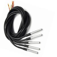 China 1M DS18B20 Waterproof Water Temperature Sensor Digital Stainless Steel Tube Thermal Probe Thermistor Temperature Control for sale