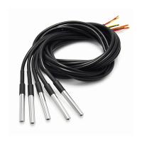 China 1M DS18B20 Waterproof Water Temperature Sensor Digital Stainless Steel Tube Thermal Probe Thermistor Temperature Control for sale