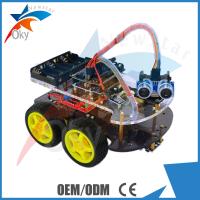 China 4WD Car Ultrasonic Line track Obstacle Avoidance Anti drop Smart Car Robot Kit for sale