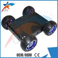 China RC Car Diy Robot Kit 4WD Drive Aluminum Electric Smart Car Robot Platform for sale