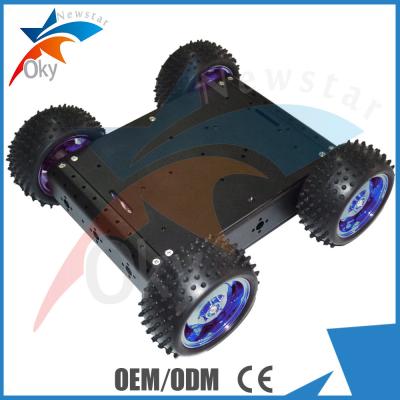 China RC Car Diy Robot Kit 4WD Drive Aluminum Electric Smart Car Robot Platform for sale
