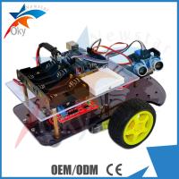 China DIY 2WD Smart Toy Arduino Car Robot Chassis HC - SR04 Ultrasonic Intelligent Car for sale