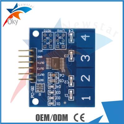 China 4- Channel Digital Touch Sensor Module Capacitive Touch Switch Button for sale