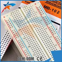 China ABS 20 - 29 AWG Arduino Breadboard Kit , 830 Points Solderless PCB Breadboard for sale