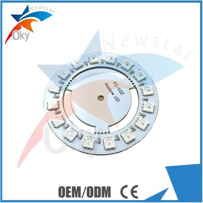 China WS2811 built-in 16 round 5050 RGB full-color LED module for sale