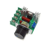 China 2000W 220V AC SCR Electric Voltage Regulator Motor Speed Control Controller for sale