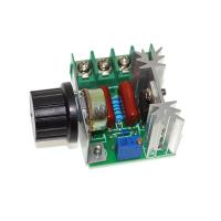 China 2000W 220V AC SCR Electric Voltage Regulator Motor Speed Control Controller for sale