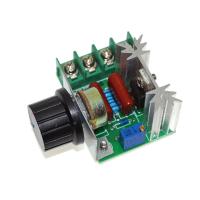 China 2000W 220V AC SCR Electric Voltage Regulator Motor Speed Control Controller for sale