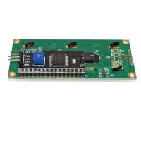 China Yellow Green Light 1602 16X2 Character LCD Display Module Black Board Module for sale