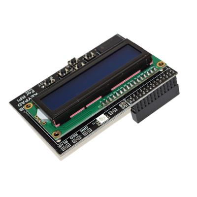 China Blue Screen LCD 1602 RGB Keypad Shield for RPI 1602 LCD Display Module for sale