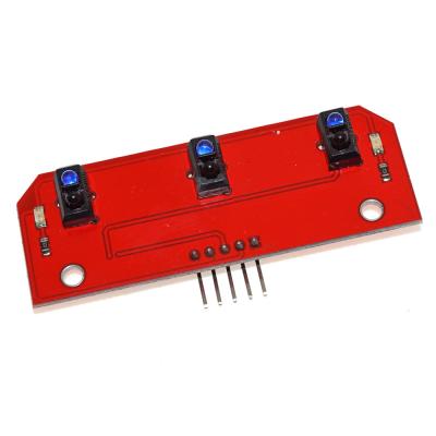 China 3 Channels Red Infrared Tracking Arduino Sensor Module CTRT5000 With LED Indicator Factory Outlet for sale
