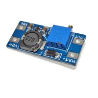 China DC 28V Blue Color Adjustable DC-DC Voltage Step Up Boost MT3608 Converter Module For Arduino Factory Outlet for sale