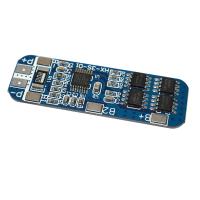 China Factory Outlet Blue Color 10A Charger Protection Board For 18650 Li-ion lithium Battery Cell Weight 15g for sale