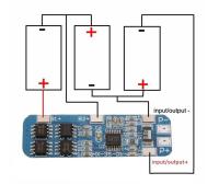 China Factory Outlet Blue Color 10A Charger Protection Board For 18650 Li-ion lithium Battery Cell Weight 15g for sale