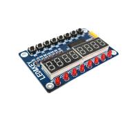 China Factory Outlet DC 12V 8-Bit Digital LED Tube Arduino Sensor Module 8-Bit TM1638 Module Key Display for sale