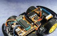China L293D 4wd Drive Robot Smart Car Chassis , Remote Control Car Parts for sale