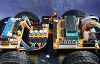 China L293D 4wd Drive Robot Smart Car Chassis , Remote Control Car Parts for sale