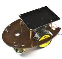 China Double-layer Robot Car Chassis With Two Deceleration DC Motor for sale