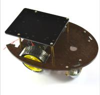 China Double-layer Robot Car Chassis With Two Deceleration DC Motor for sale