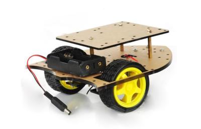 China Double-layer Robot Car Chassis With Two Deceleration DC Motor for sale