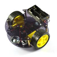 China Remote Control Car Parts 2 Wheel Chassis Robot Acrylic Body for sale
