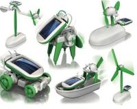 China Robot Building Kits Solar Powered Robot  6 In 1 For Children Education for sale