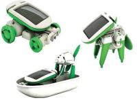 China Robot Building Kits Solar Powered Robot  6 In 1 For Children Education for sale