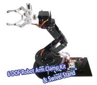 China 180 Degrees 6 DOF Servo robot Arm Mount Kit For Arduino Compatible for sale