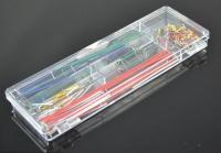 China Solderless Breadboard Jumper Wires Cable Kits , Bread Board Line Red / Orange 140 Pcs/Box for sale