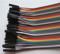 China 40pcs 30cm 1p-1p Male To Female Dupont Jumper Wires Cable For Arduino Breadboard for sale