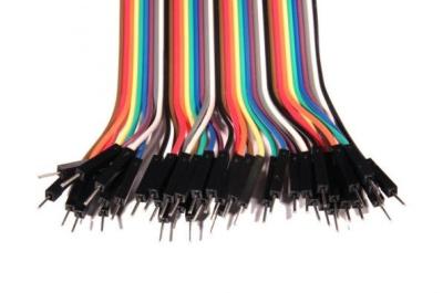 China 20cm 1p-1p Male To Male Dupont Jumper Wires Cable For Arduino Breadboard for sale