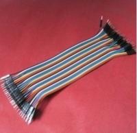 China 20cm 1p-1p Male To Male Dupont Jumper Wires Cable For Arduino Breadboard for sale