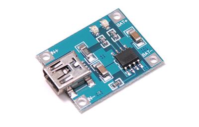 China 1A Lithium Battery Charging module for Arduino , 4.5V - 5.5V Battery Charge Plate for sale