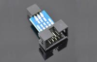 China 10Pin AVRISP USBASP STK500 Programmer For AVR MCU Interface Converter module for Arduino for sale