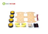 China 4WD DIY Smart Science Arduino Car Robot / Robot Car Chassis Kit For High School Games for sale